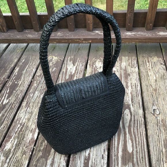Vintage | Bags | Vintage Rattan Purse | Poshmark